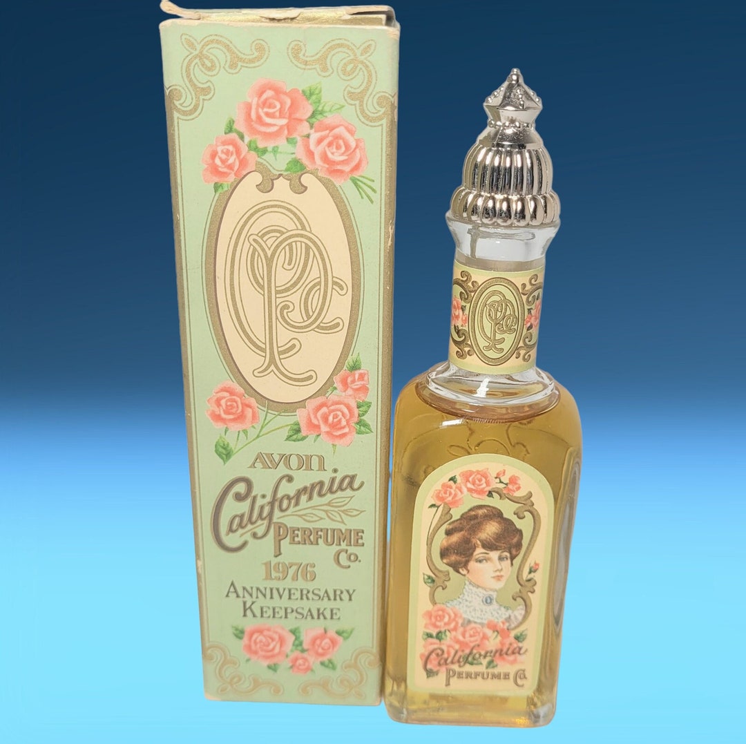 New Vintage Avon California Perfume 1976 Anniversary Keepsake "moonwind ...