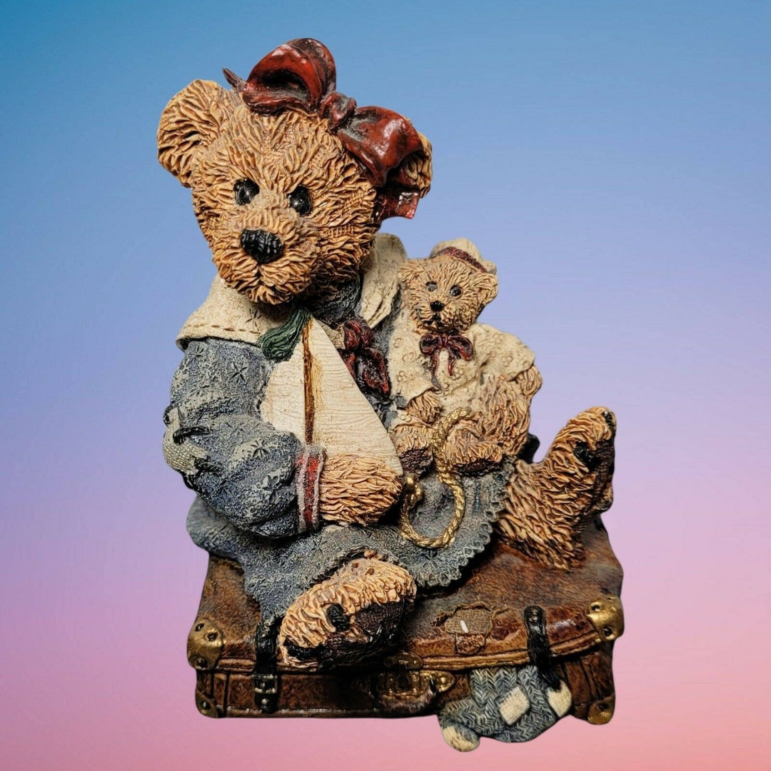 NIB Bailey Bear on Suitcase Boyds Bears & Friends Bearstone W/ - Etsy