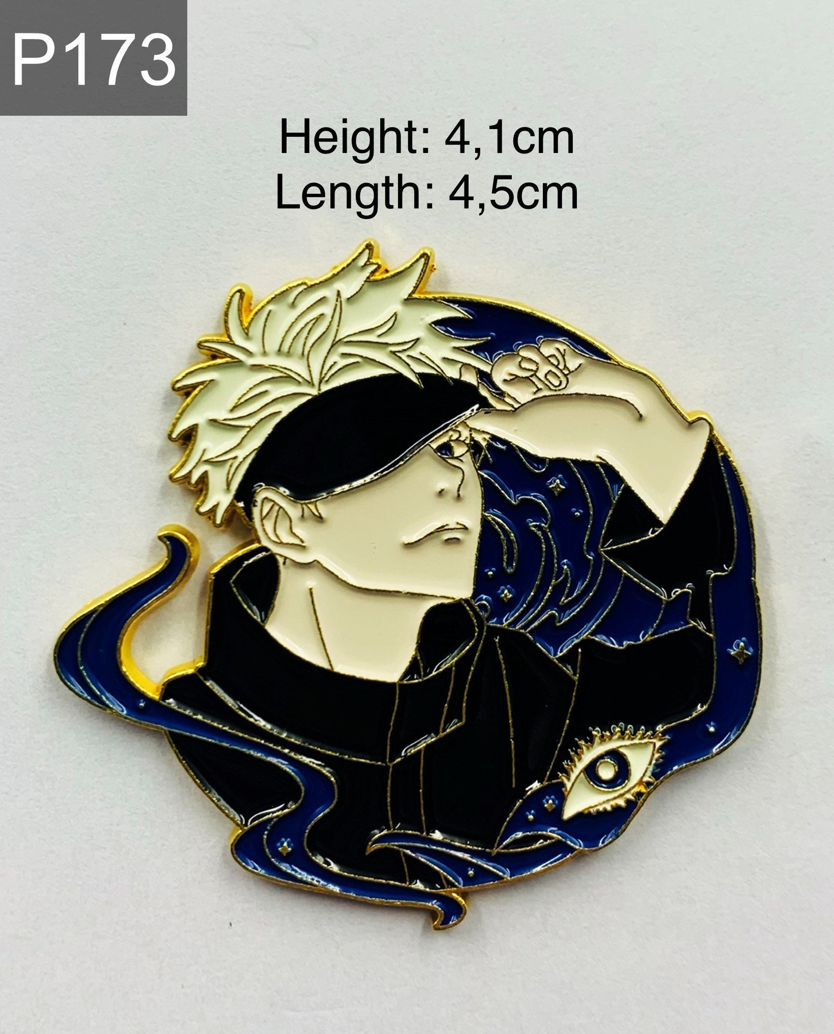 New Enamel Pin Anime Satoru Gojo Metal Plug Gift Birthday 1pcs | Etsy