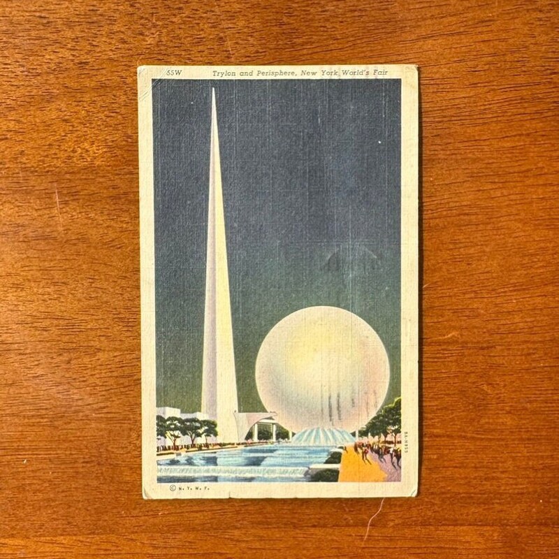 Worlds Fair Postcard - Etsy