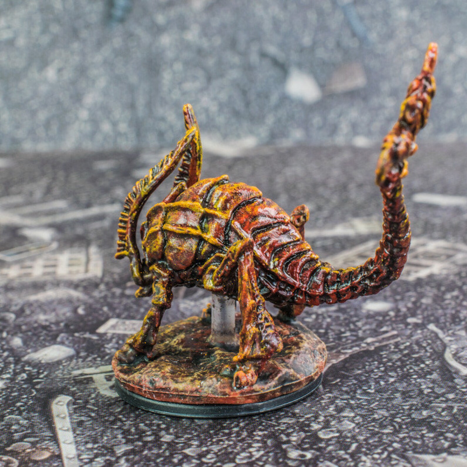 Rust Monster Hand Painted Dungeons & Dragons Pathfinder | Etsy