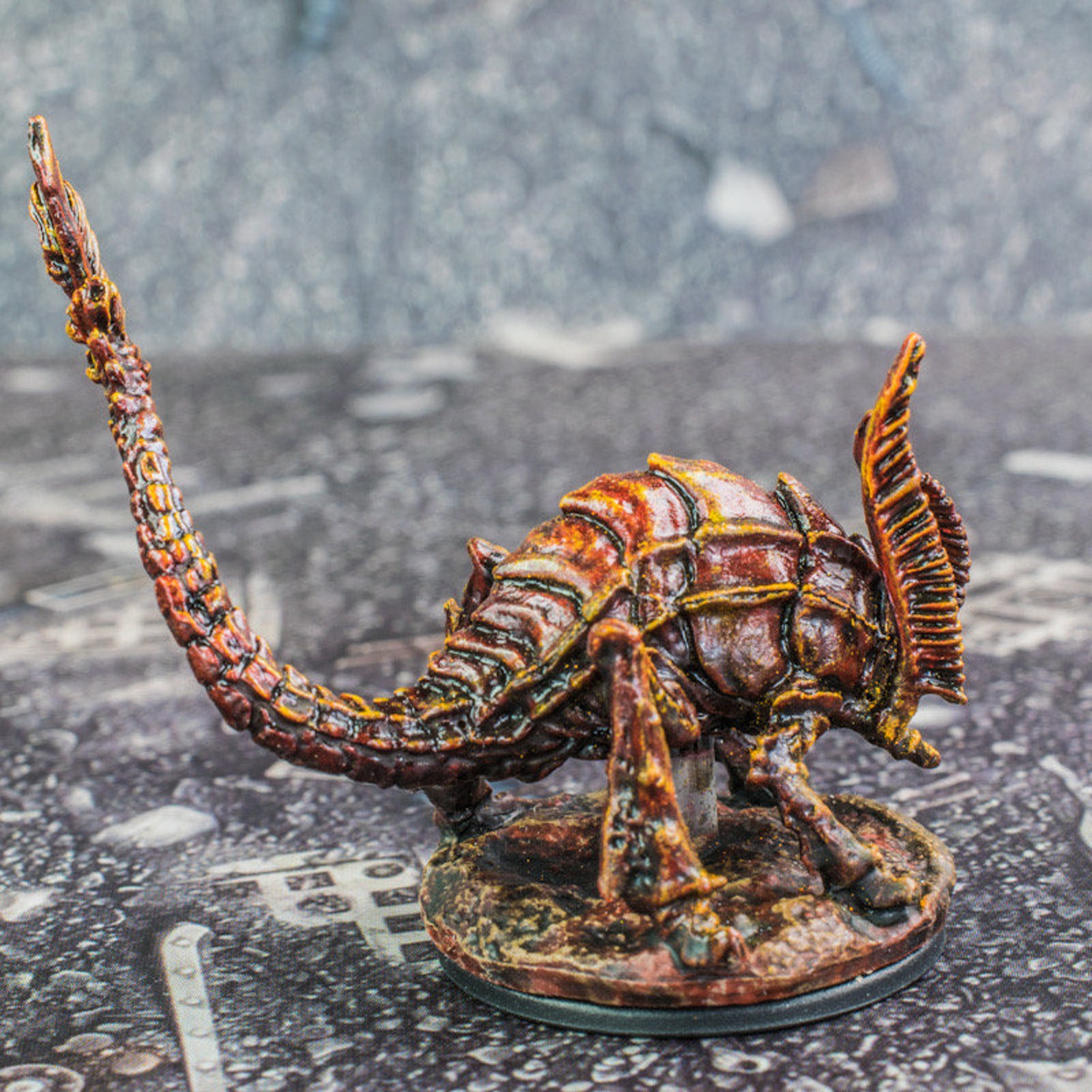 Rust Monster Hand Painted Dungeons & Dragons Pathfinder | Etsy