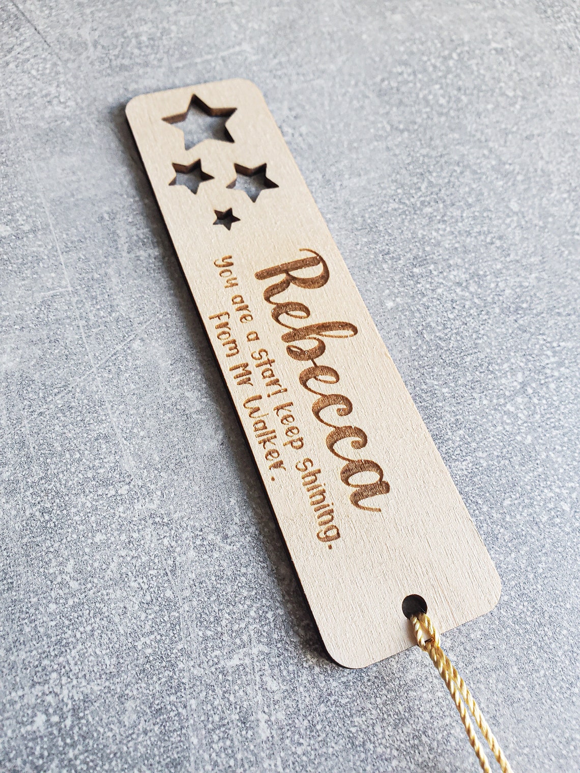 School Leaver Personalised Bookmark | Gift Teacher Pupil Student ...