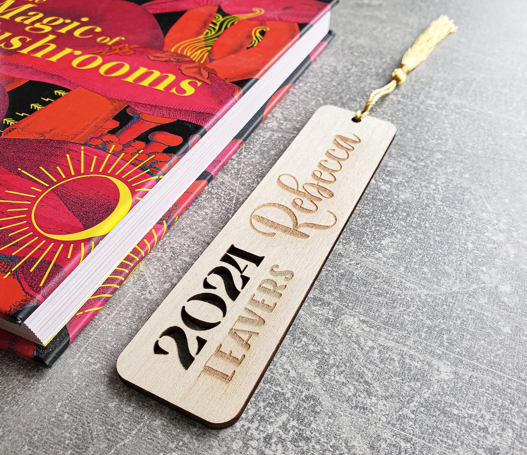 School Leaver Personalised Bookmark | Gift Teacher Pupil Student ...