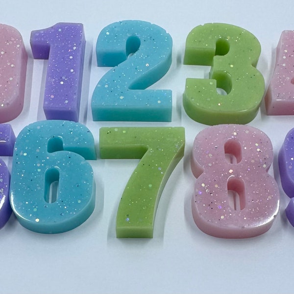 Resin Numbers - Etsy