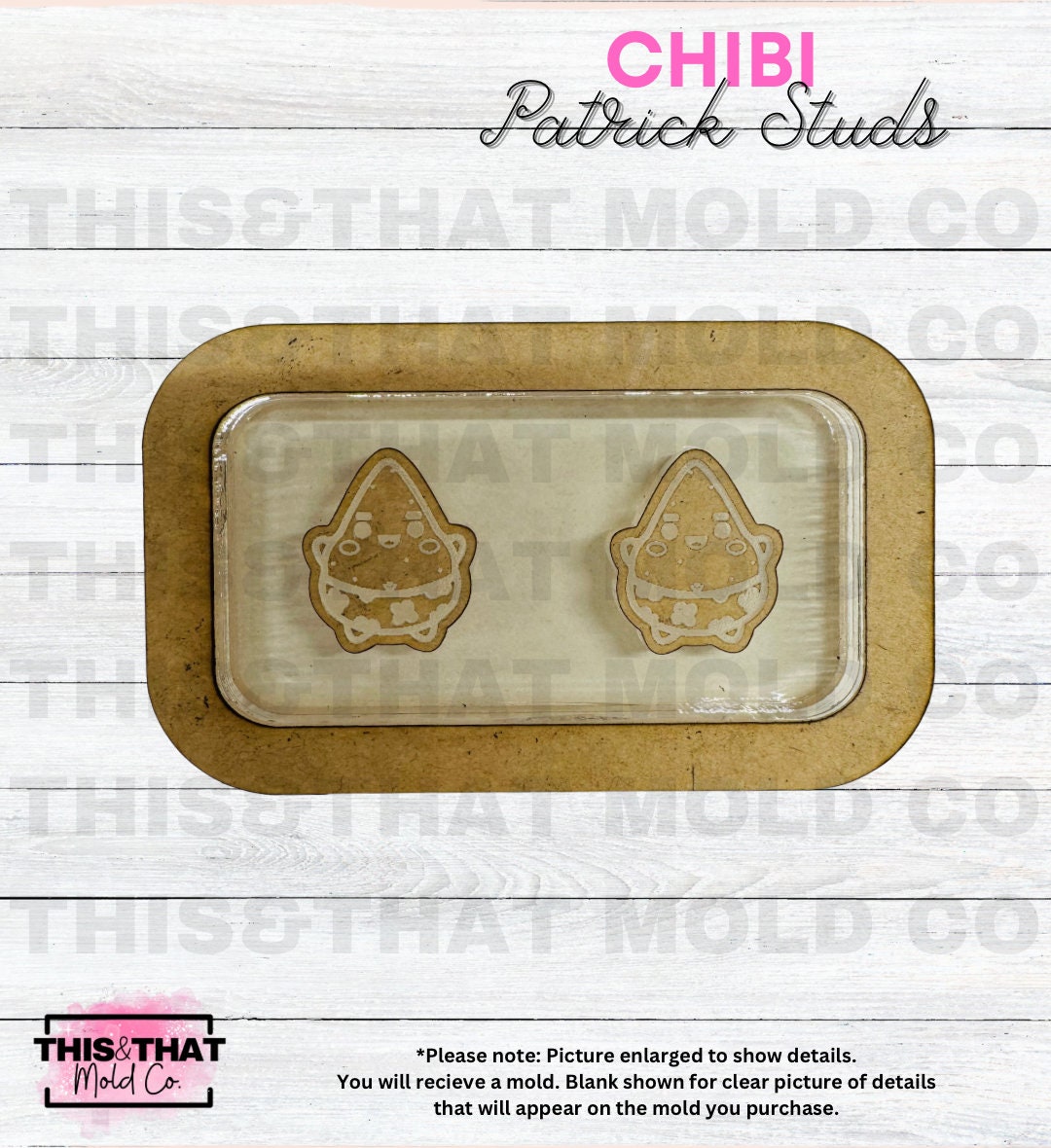 Silicone Mold Chibi Starfish Studs Made to Order Molds Keychain Magnet ...