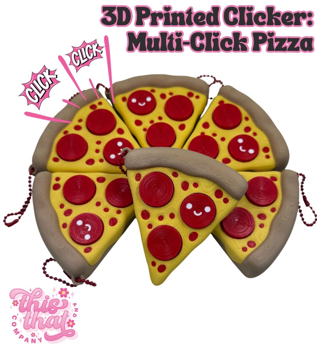 Pizza Clicker | Toy | Fidget | Trendy Clicky Toy | Fidget Clicker ...