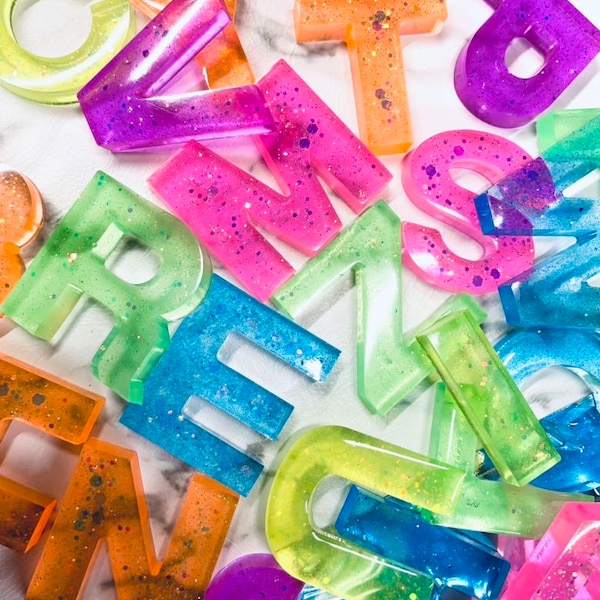 Resin Letters - Etsy