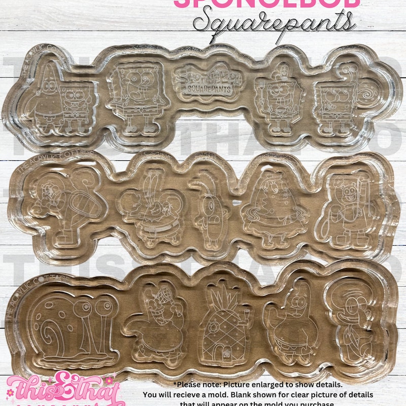 Spongebob Mold - Etsy