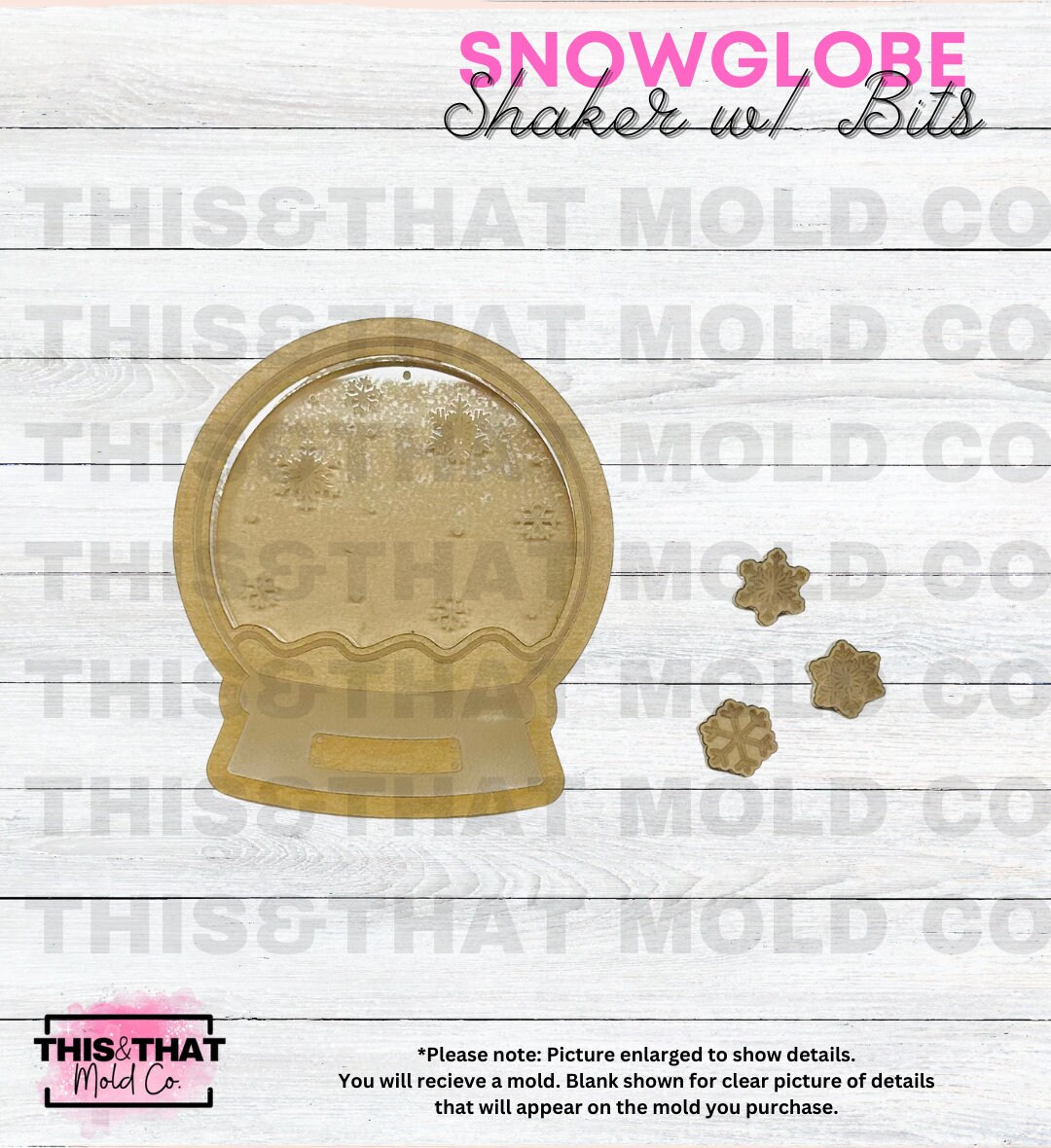 Silicone Mold for Resin | Christmas Snow Globe Shaker Mold - Etsy