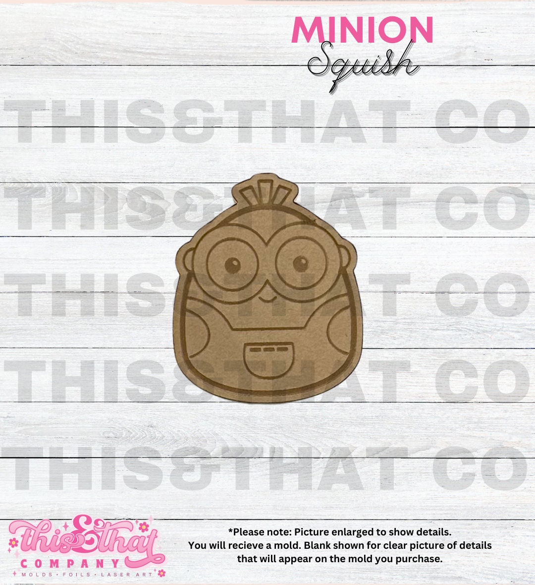 Silicone Mold Yellow Guy Squishy Made to Order Molds Keychain Magnet ...