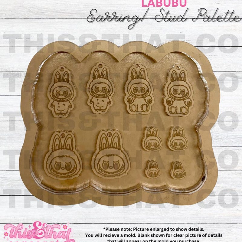 Labubu Chocolate Mold - Etsy