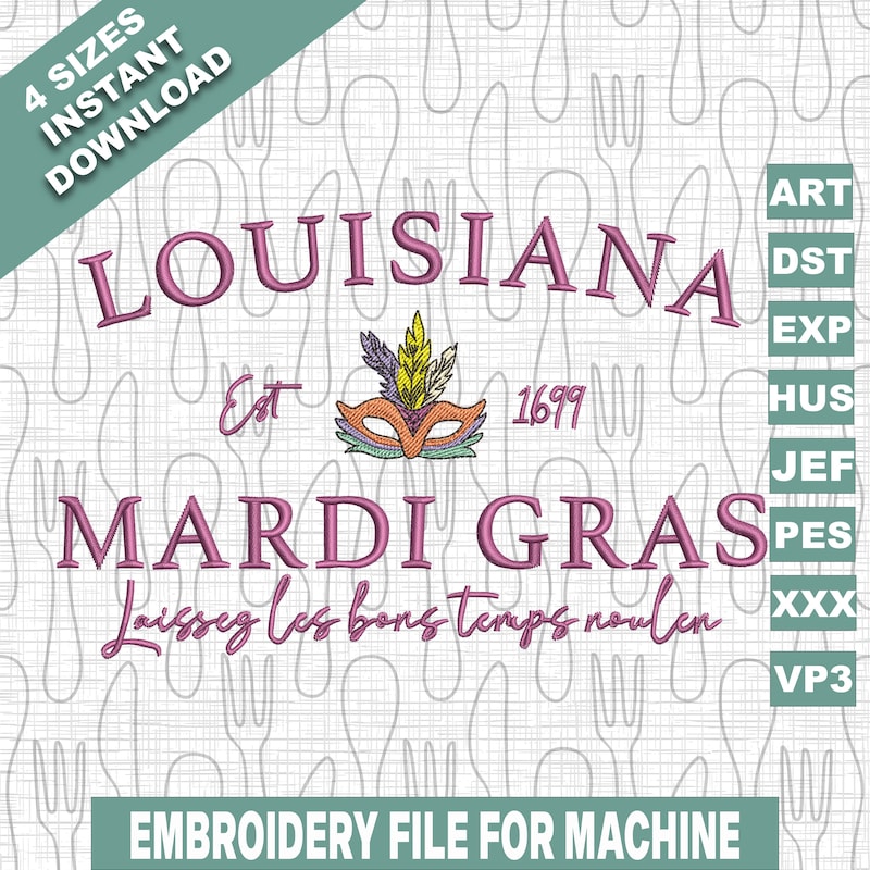 Louisiana Embroidery - Etsy