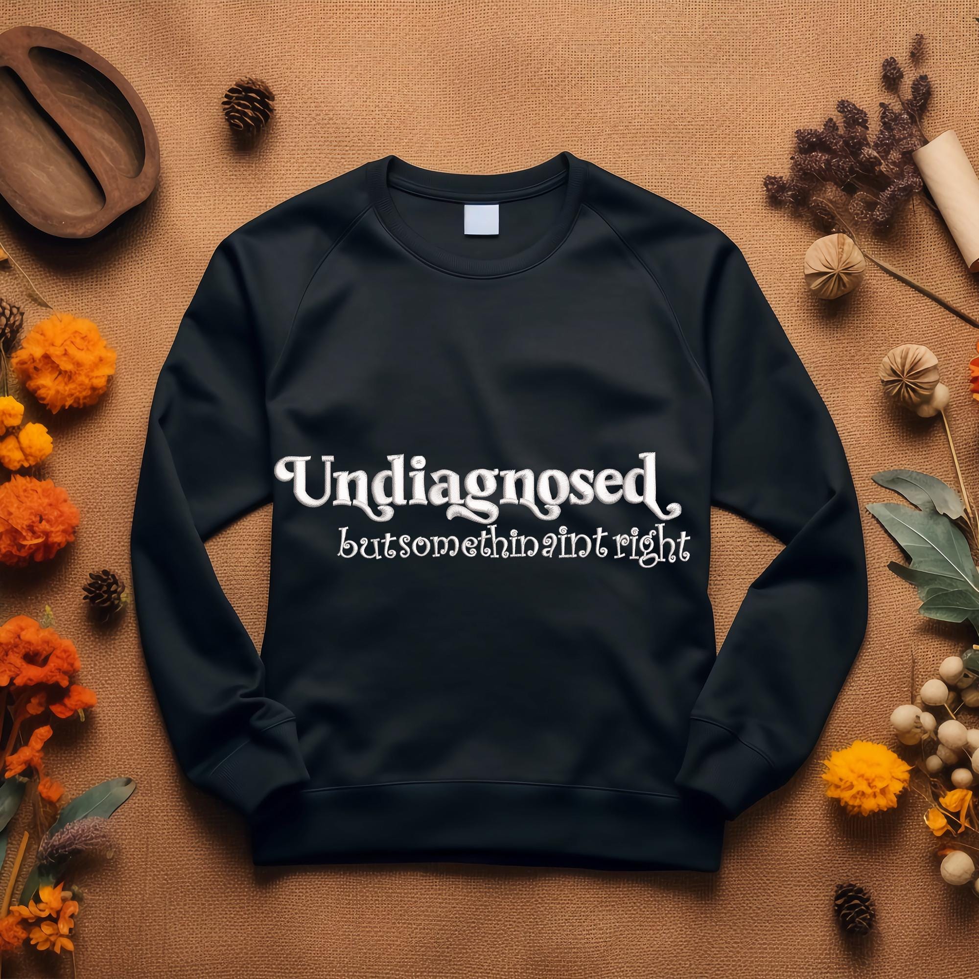 Sarcastic Embroidery Designs, Undiagnose Embroidery Pattern, Embroidery ...