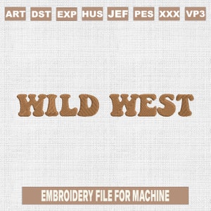 13 Files Wild West Embroidery Designs, Western Embroidery Pattern ...