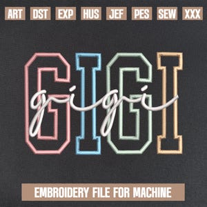 Gigi Applique Embroidery Designs, Varsity Font Embroidery Pattern ...
