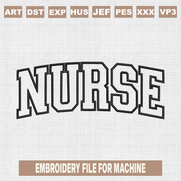 Nurse Embroidery - Etsy