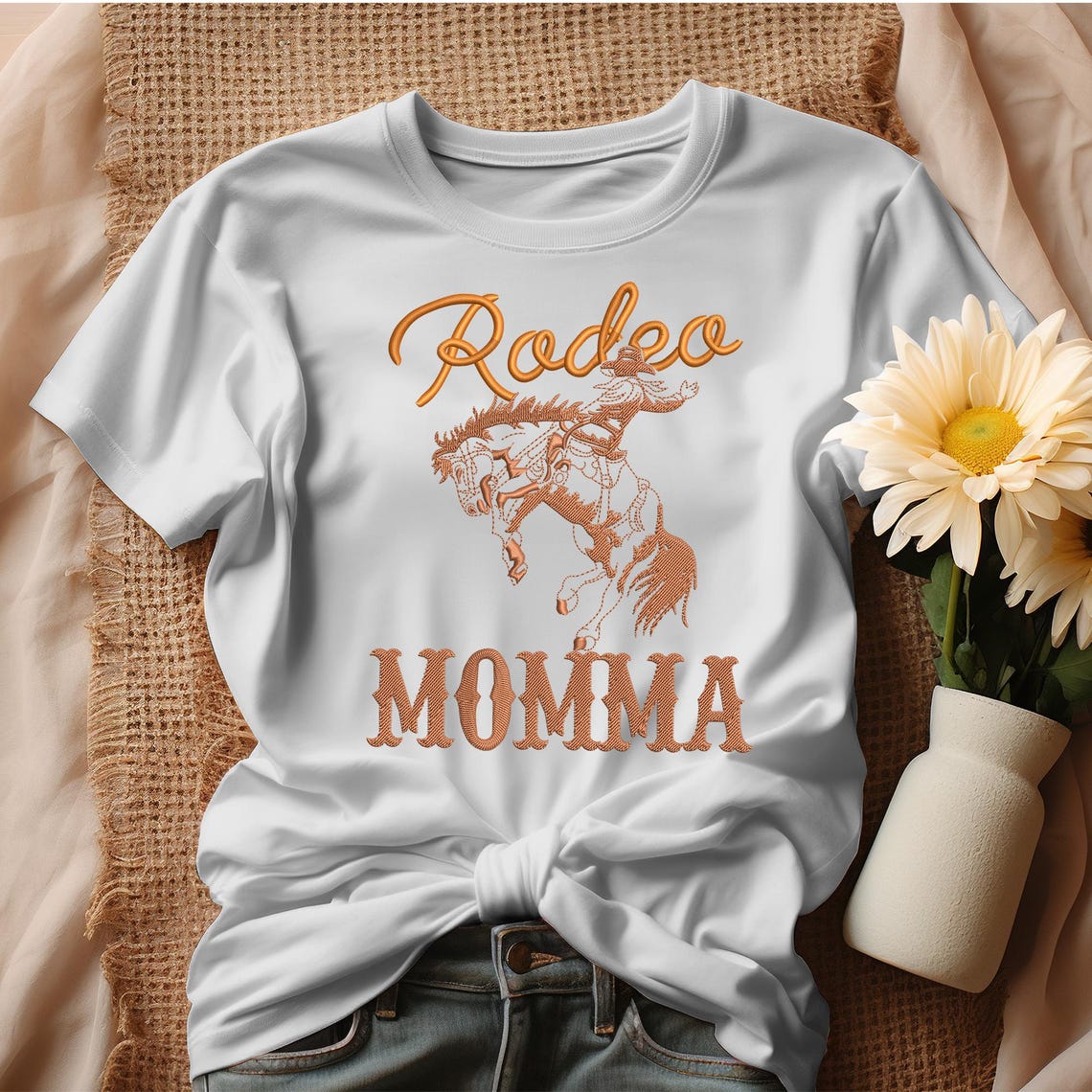 Rodeo Momma Embroidery Designs, Country Western Embroidery Pattern ...