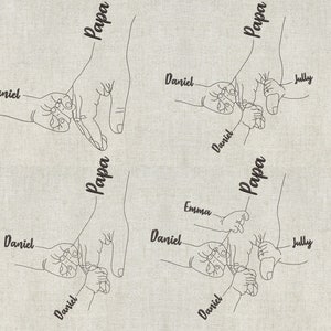 Personalized Father's Day Fist Bump Set Embroidery Designs, Baby ...