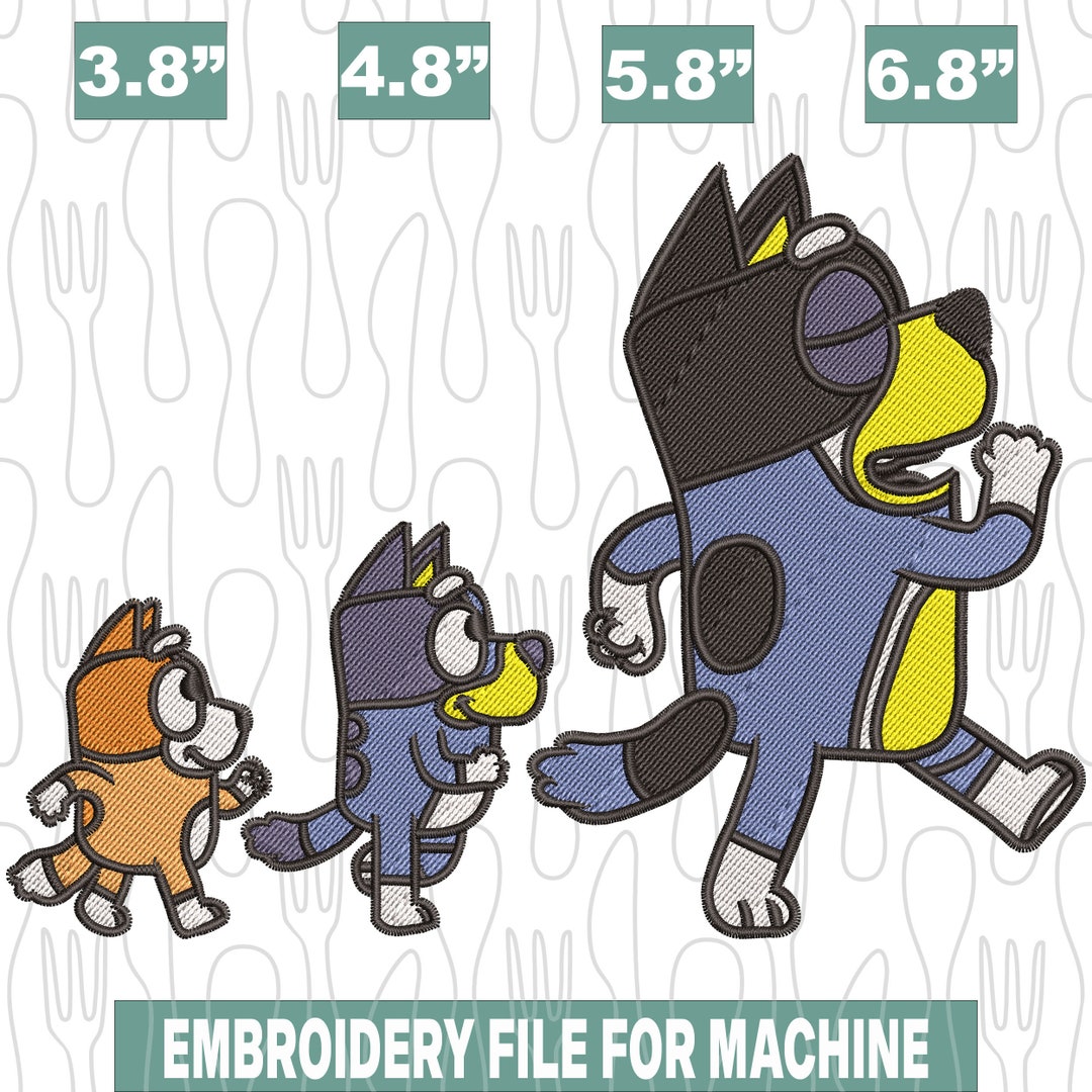 Blue Dog Embroidery Designs, Blue Dog Embroidery Designs for Machine ...