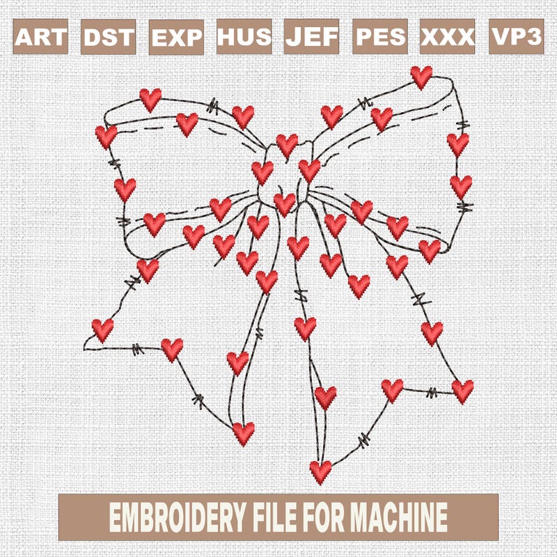 Valentine Embroidery - Etsy