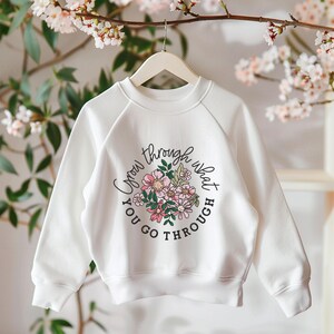 Grow Through What You Go Through Embroidery Designs, Flowers Embroidery ...