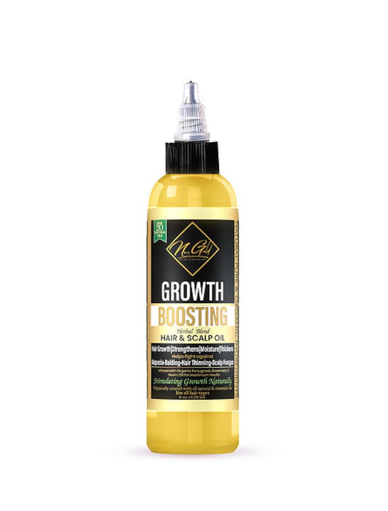 Organic- Hair Growth Boosting Oil, Extra Strength, Hair Growth Oil ...