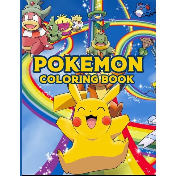 Adult Pokemon Coloring Pages - Etsy
