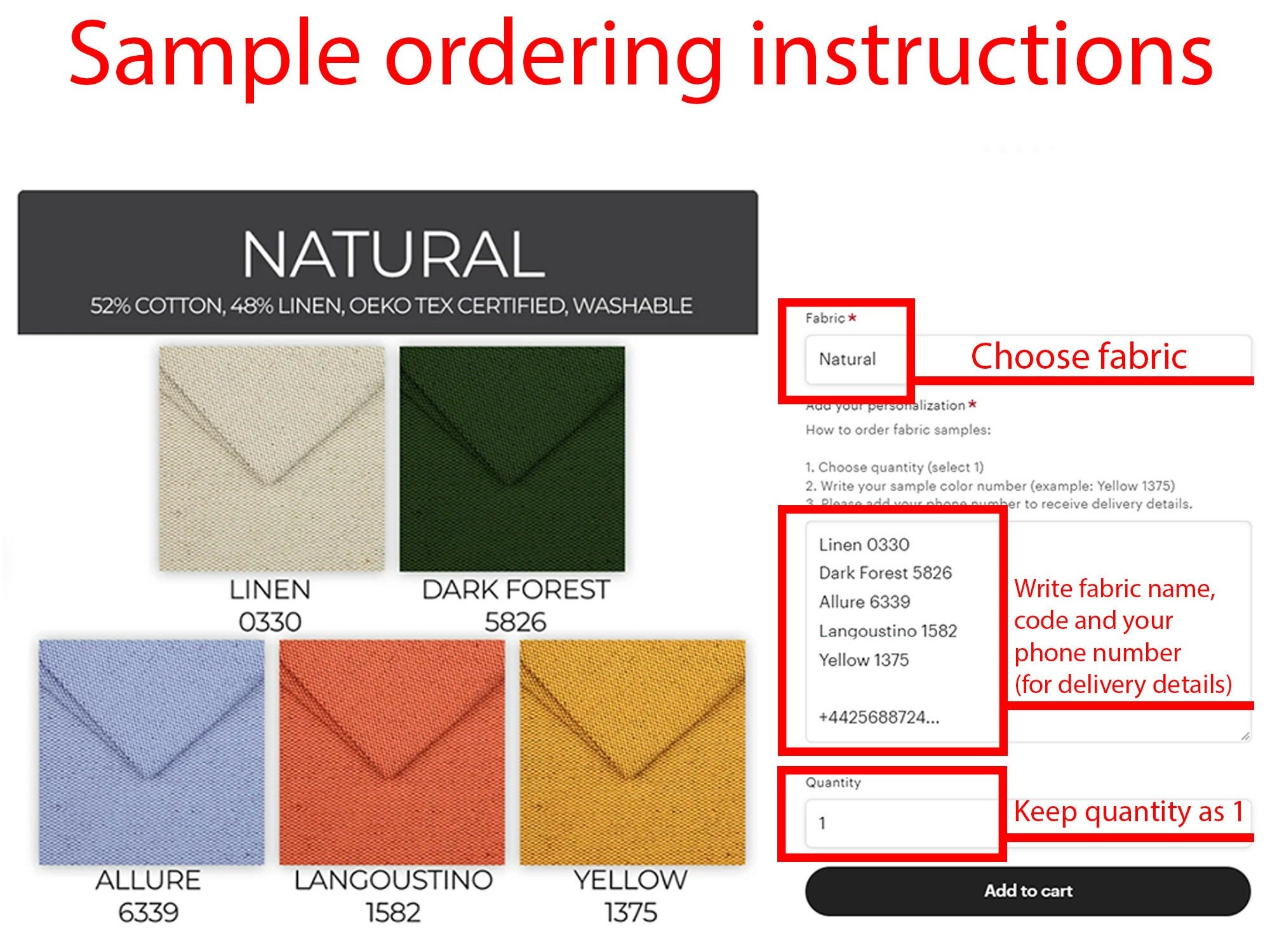 Fabric Samples - Etsy