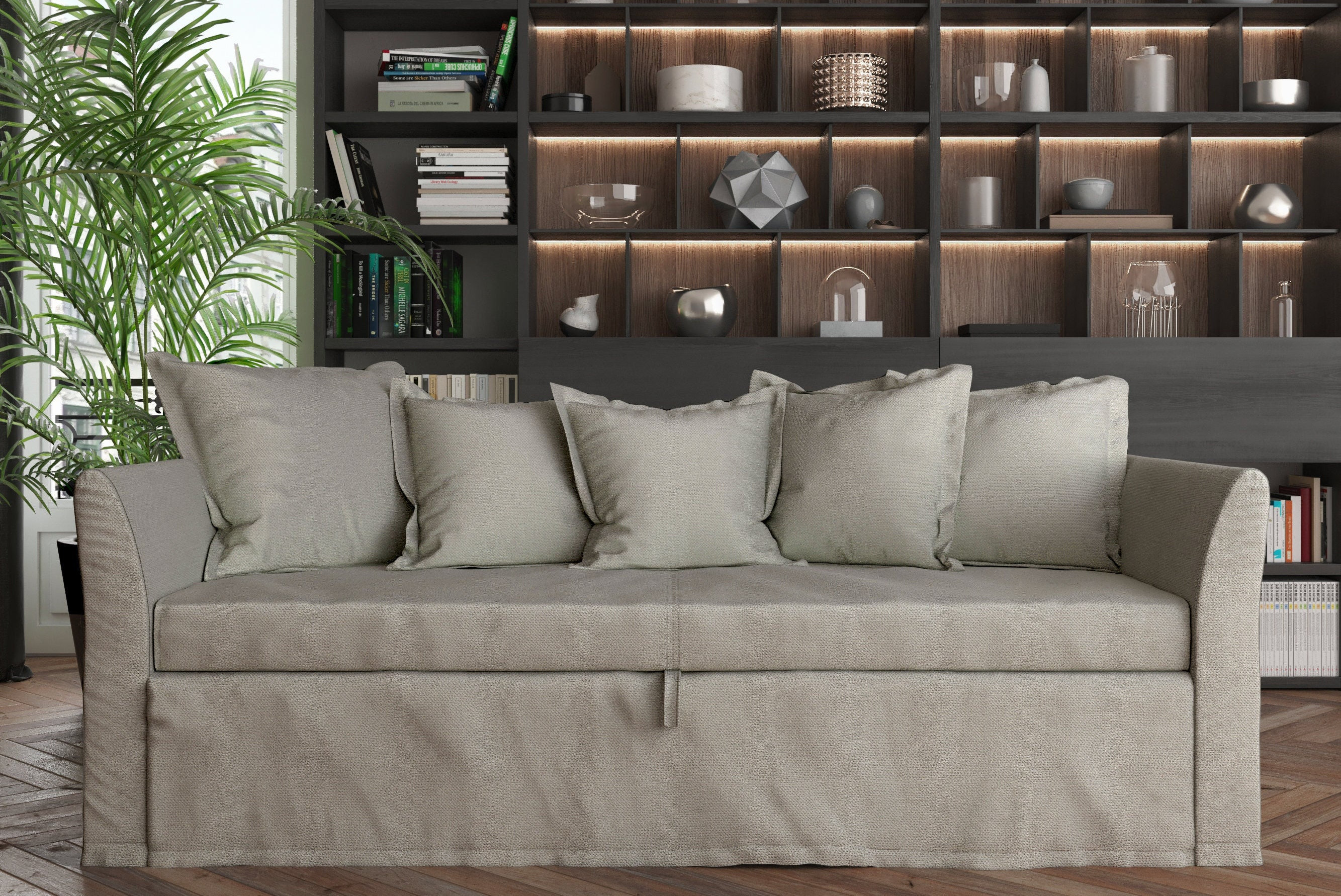 Holmsund 3 seater sofa bed store