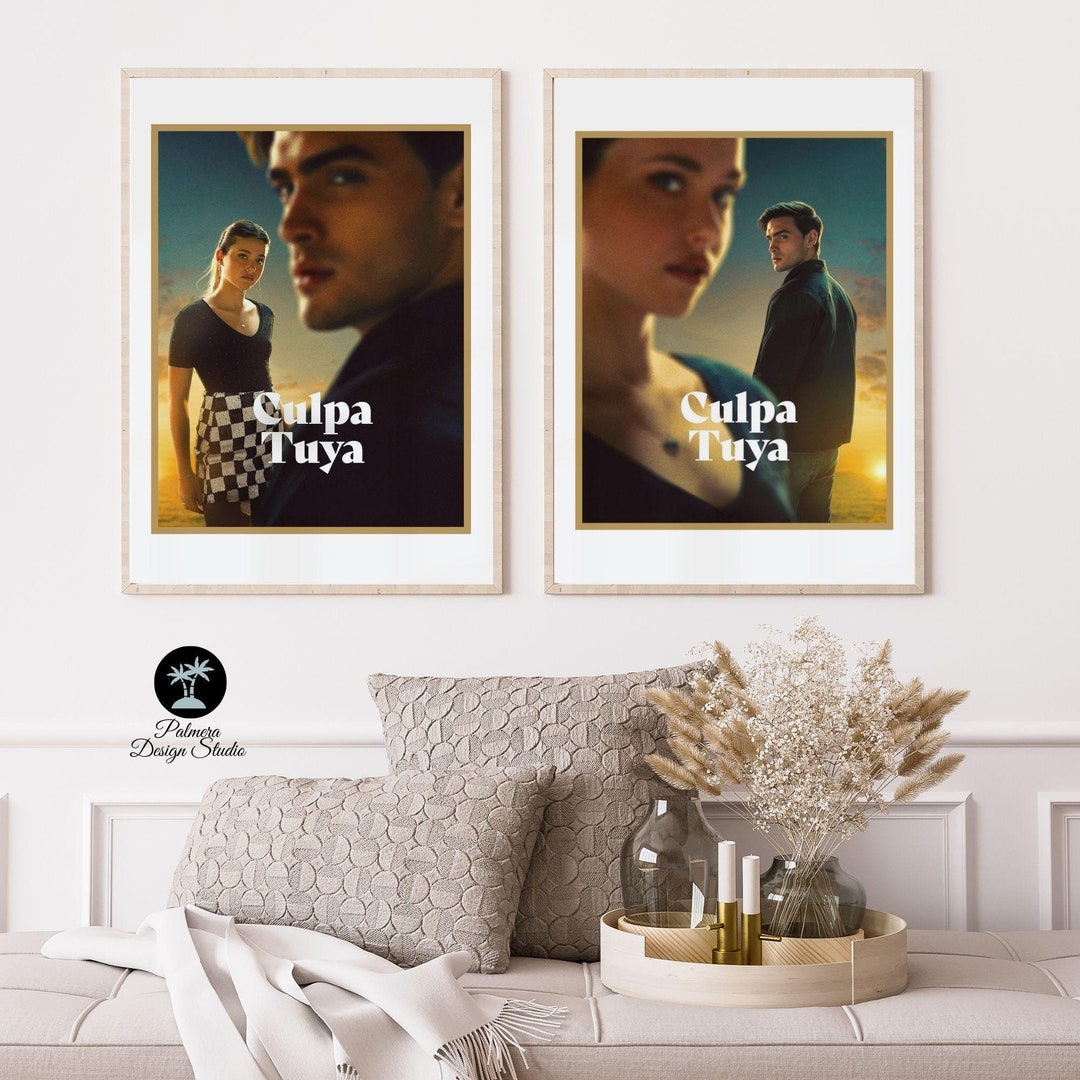 Culpa Tuya Poster, Your Fault Poster, Set of 2 Digital Prints, Culpa ...