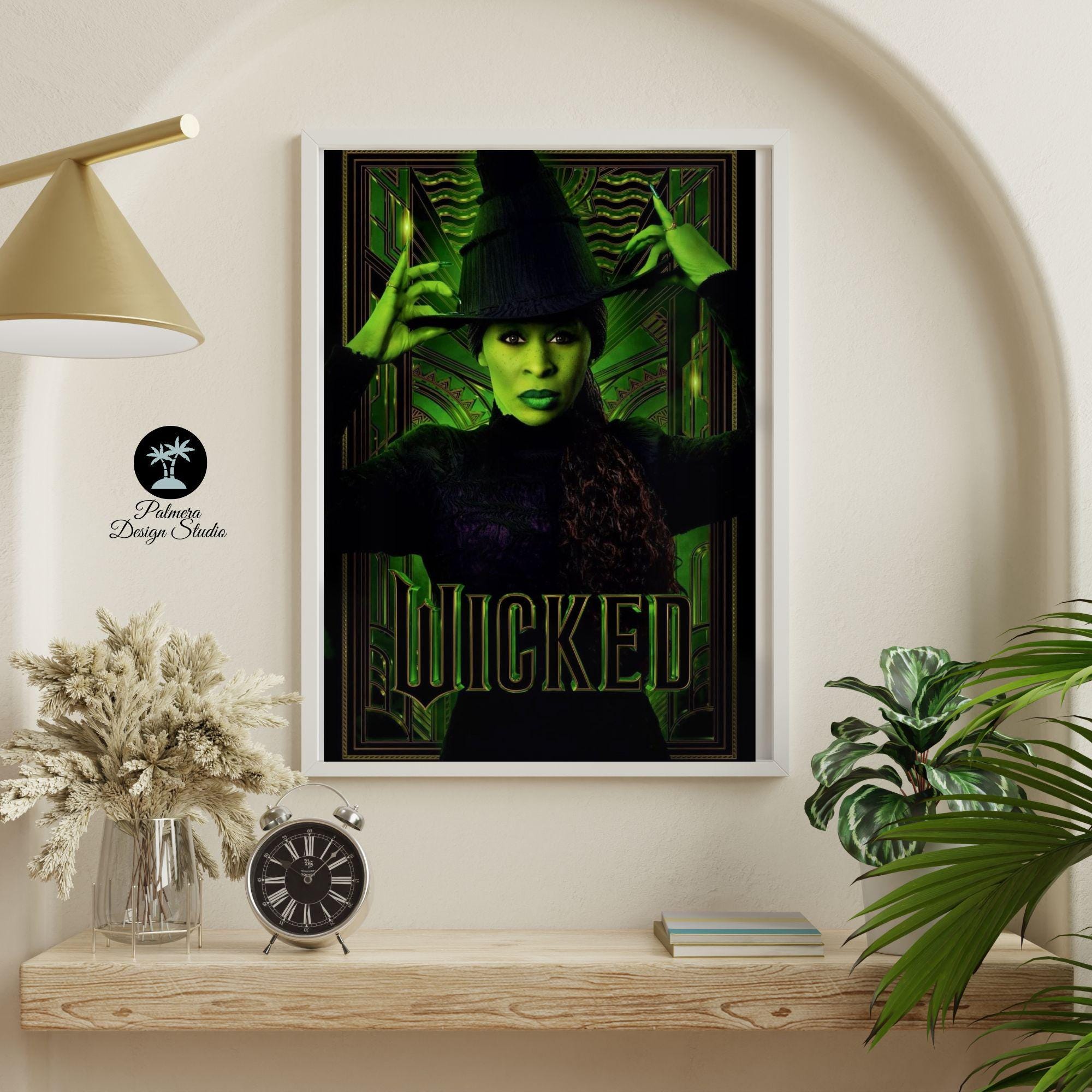 Wicked Movie Poster Set: Elphaba & Glinda Digital Prints (PDF) - Etsy