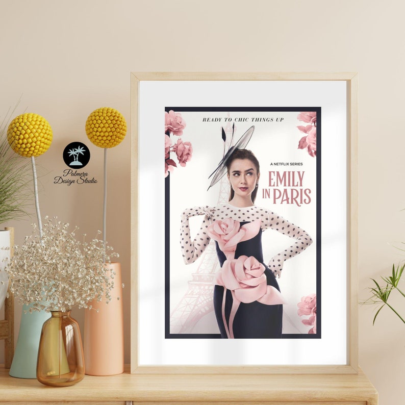 Emily in Paris Poster, Emily in Paris Wall Art, Emily in Paris Decor ...