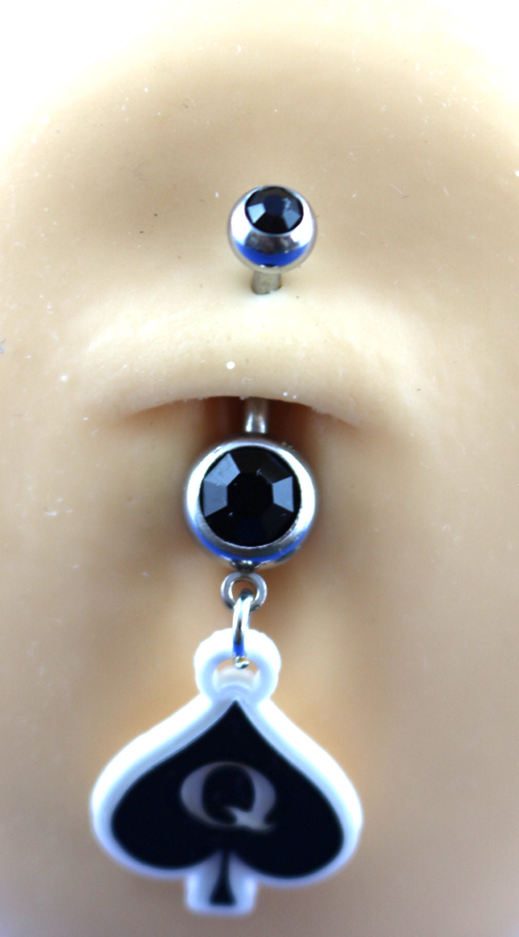 Belly Piercing Rings Queen of Spade Libertine Hotwife - Etsy UK