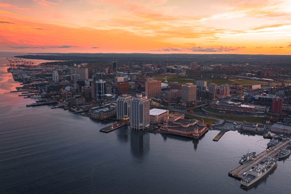 Halifax Skyline Sunset