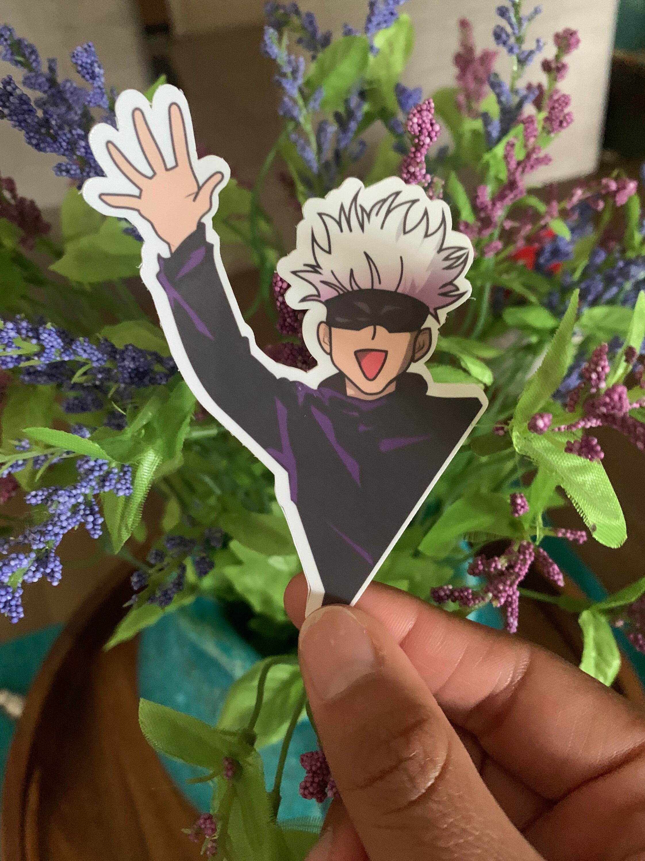 Gojo Satoru Weatherproof Stickers Jujustu Kaisen 2varieties - Etsy