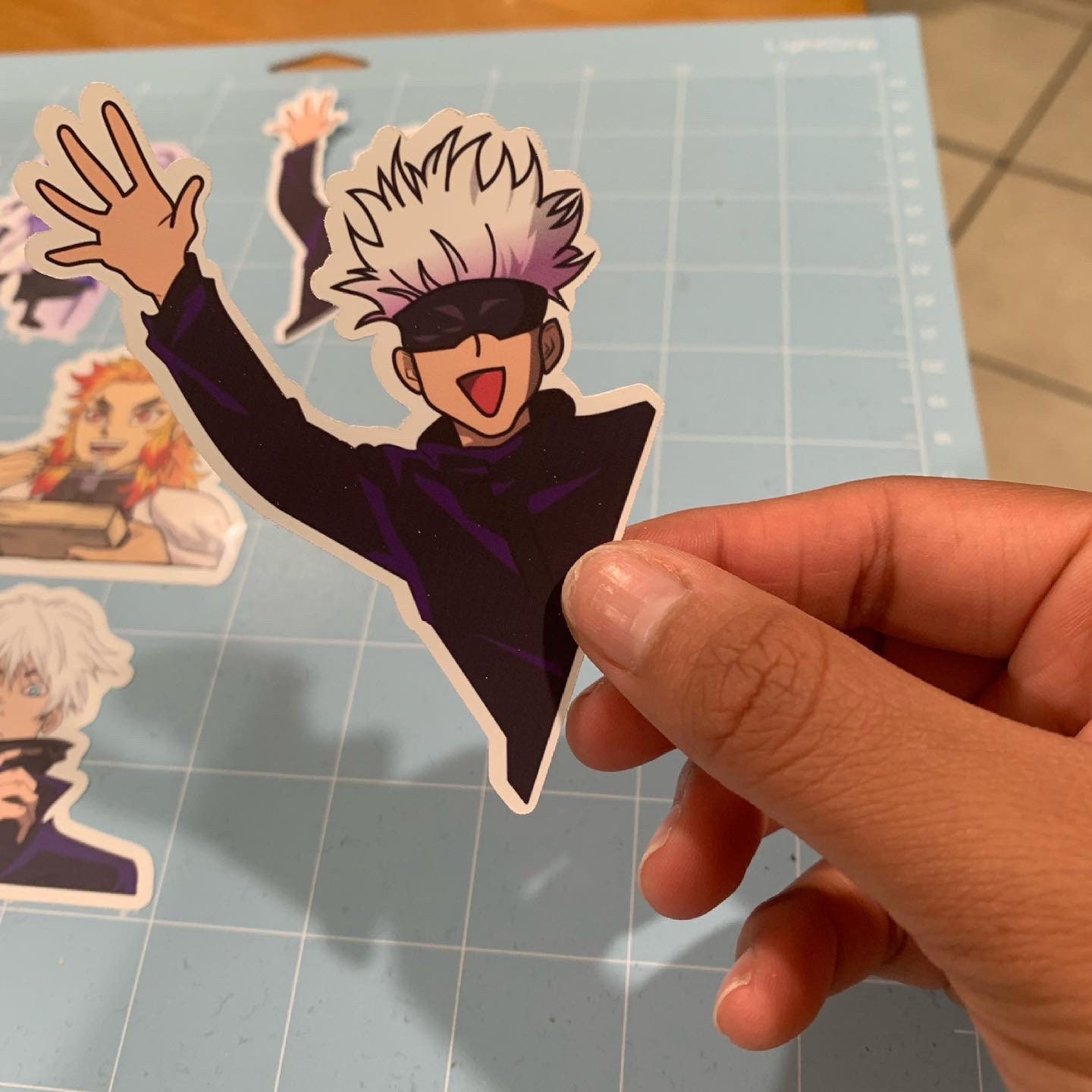 Gojo Satoru Weatherproof Stickers Jujustu Kaisen 2varieties - Etsy