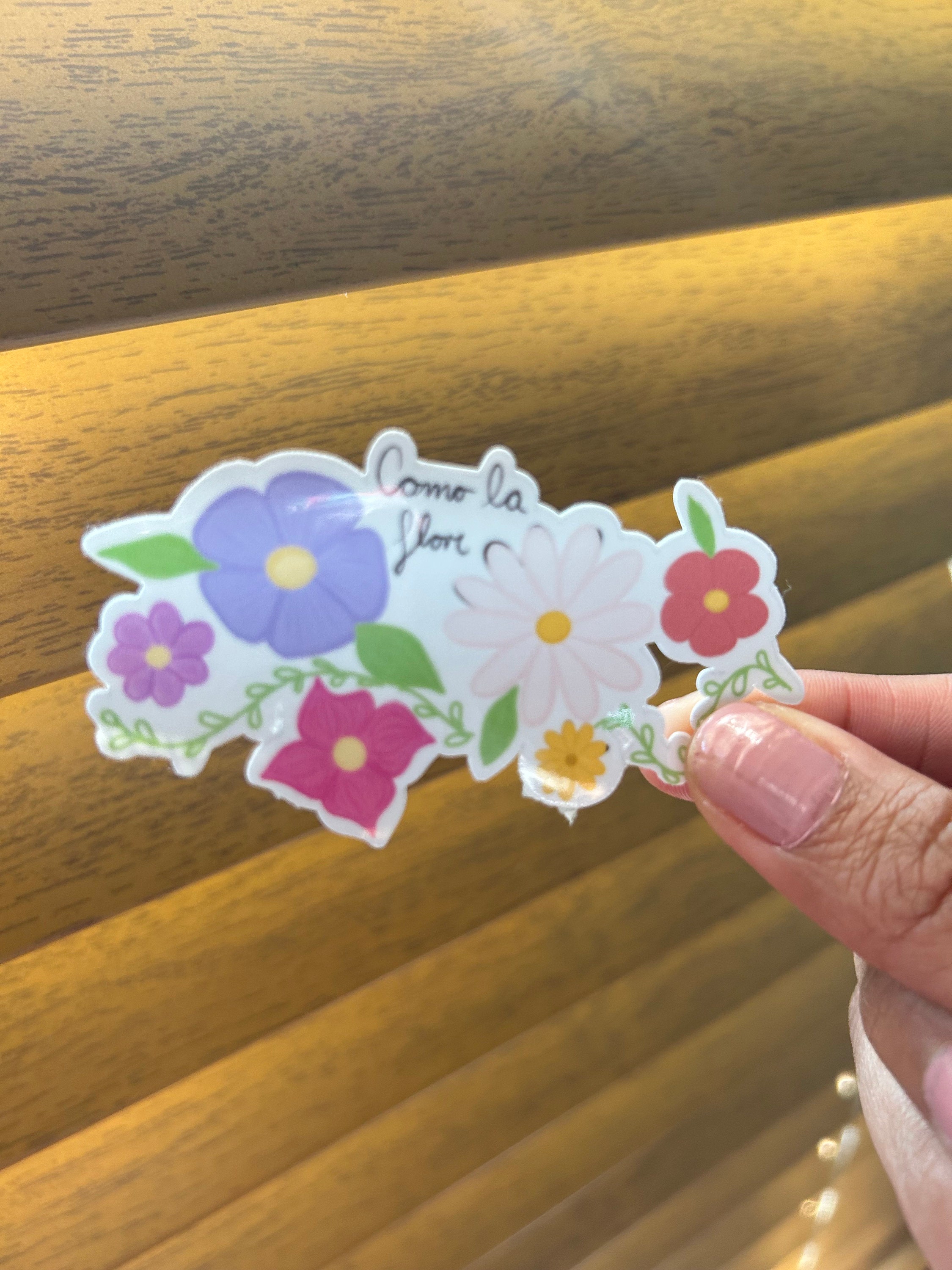 Como La Flor Sticker/selena Quintanilla Sticker/selena - Etsy