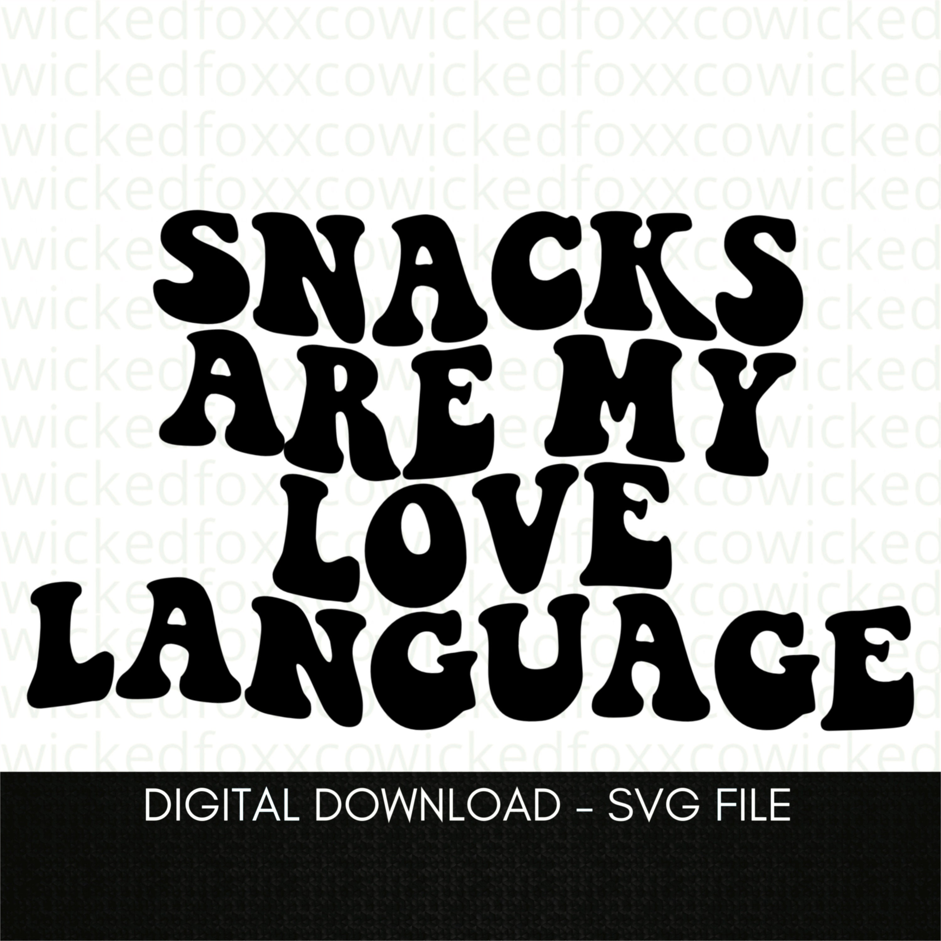 Snacks Are My Love Language SVG PNG, Funny Valentine Shirt, Kids ...