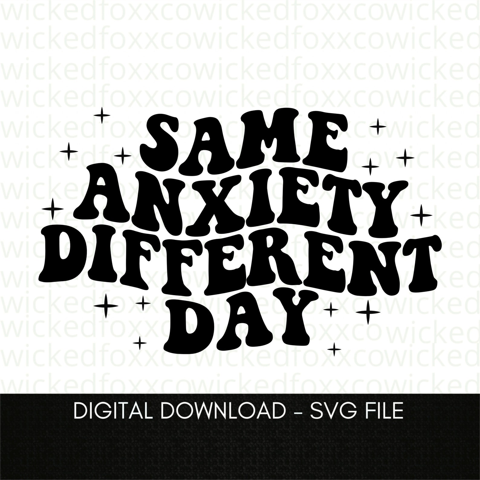Same Anxiety Different Day Svg Anxiety Svg Mental Health - Etsy