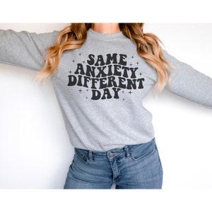 Same Anxiety Different Day Svg Anxiety Svg Mental Health - Etsy