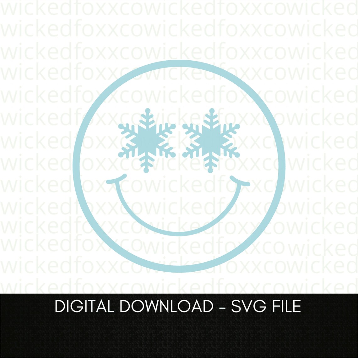 Christmas Happy Face, Smiley Face Snowflake Svg, Merry Christmas SVG ...