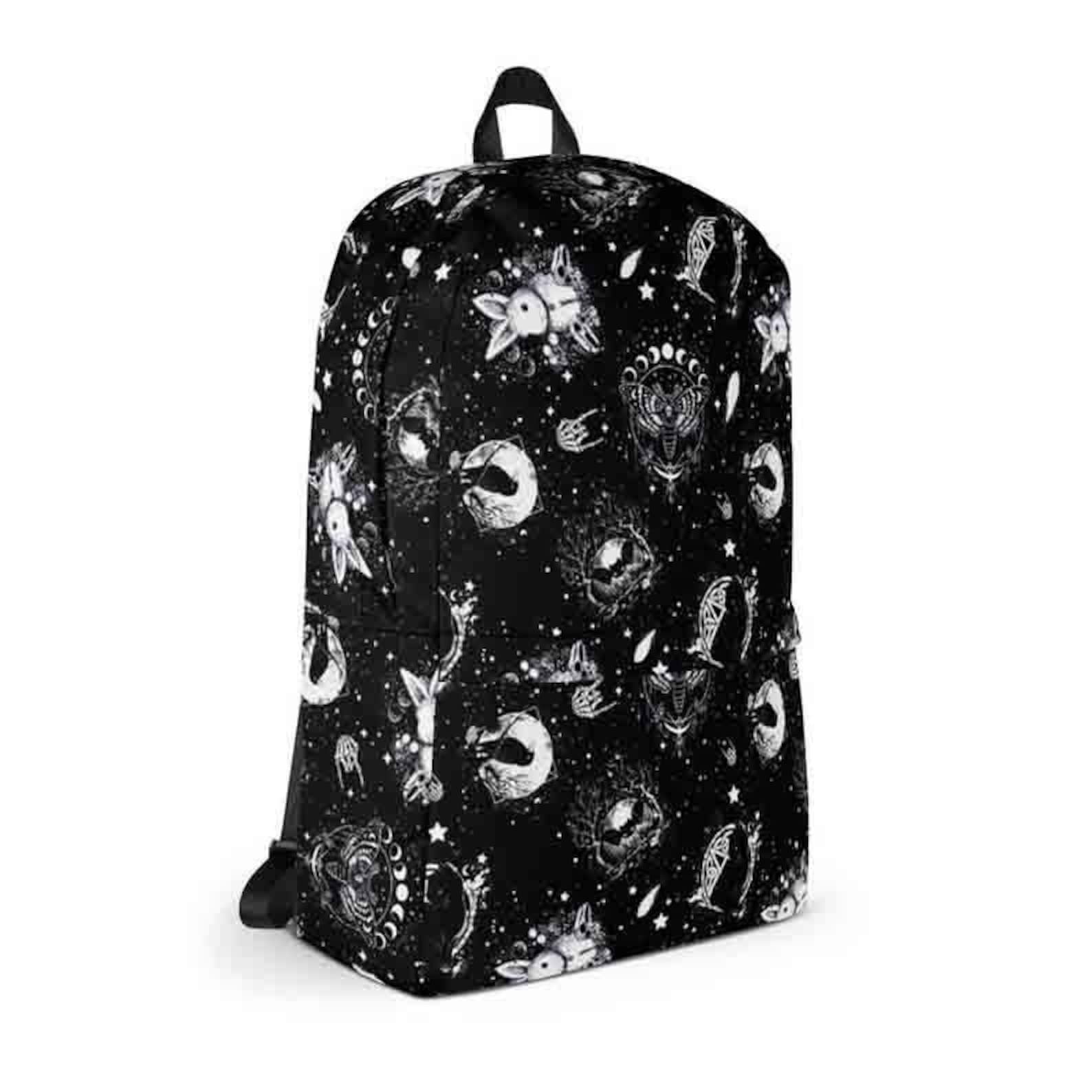 Gothic Rucksack schwarz Krähe Motte Fledermaus | Etsy