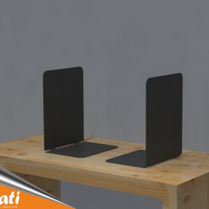 Sheet Metal Bookends Thin Library Style Book Ends, Sujetalibros, Book ...