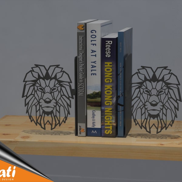 Lion Bookends - Etsy