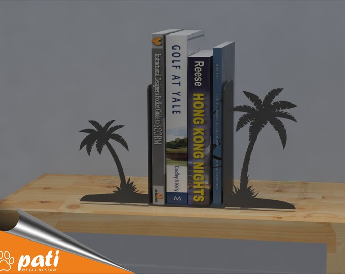 Vintage Upcycled Bookends Stained Pine Bookends With White Starfish and ...