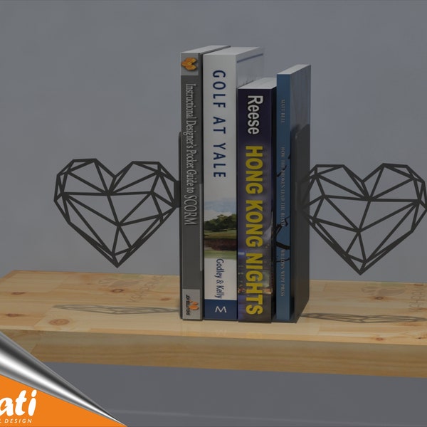 Gold Book Ends - Etsy