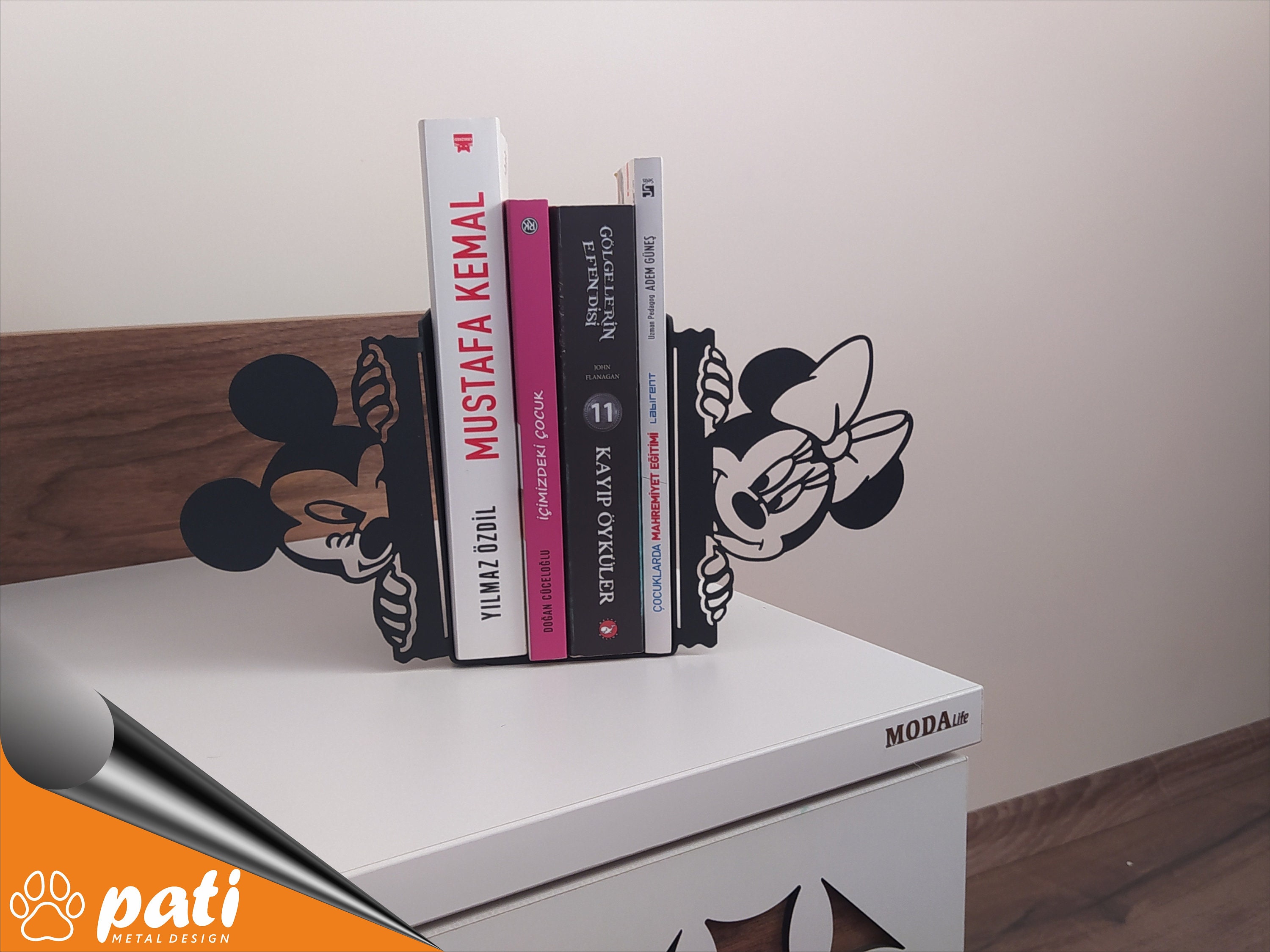 Metal Cute Mouse Cartoon Bookends Sujetalibros Bookend for - Etsy