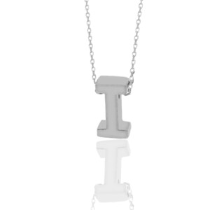 Customized Initial Necklace, Personalized Letter Necklace, Gold/silver ...