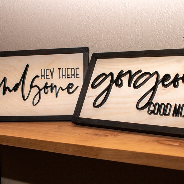 Good Morning Gorgeous Sign - Etsy